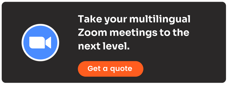 Live translation options for Zoom: interpretation and translated captions